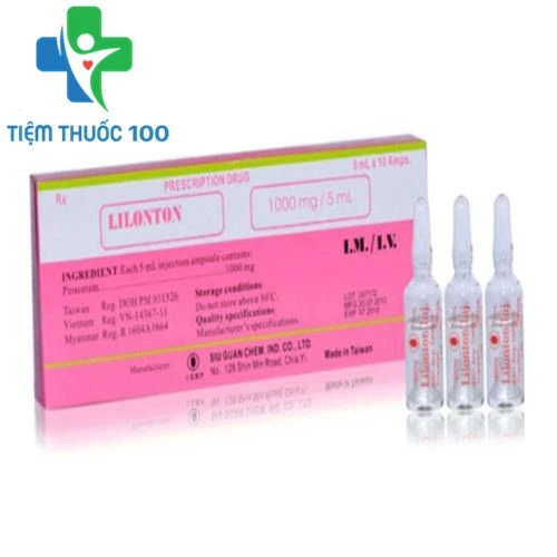 Lilonton 1000mg/5ml - Thuốc trị các bệnh lý do tổn thương, suy thoái não