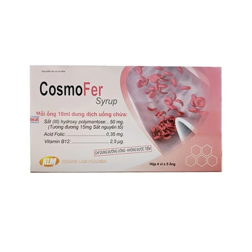 CosmoFer Syrup - Bổ sung sắt cho cơ thể hiệu quả