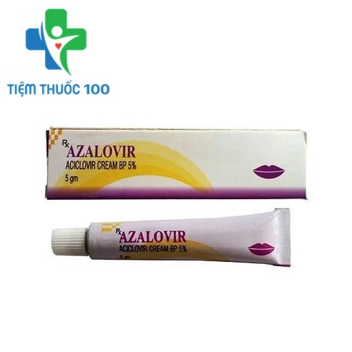 Azalovir 5% 5g - Thuốc điều trị nhiễm khuẩn da do virus Herpes của Ấn Độ