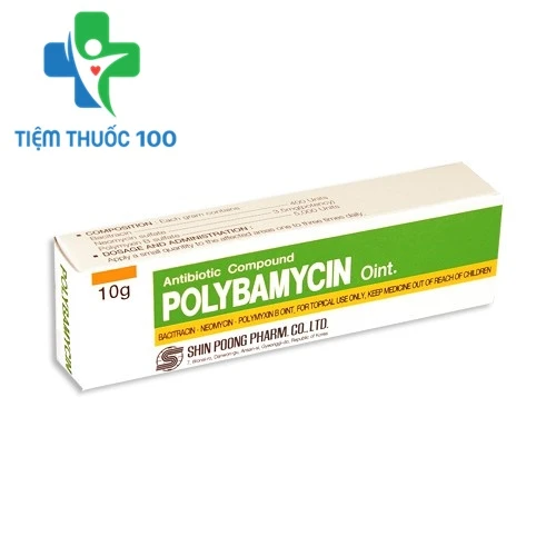 Polybamycin 10g - Thuốc điều trị bệnh viêm da liễu hiệu quả