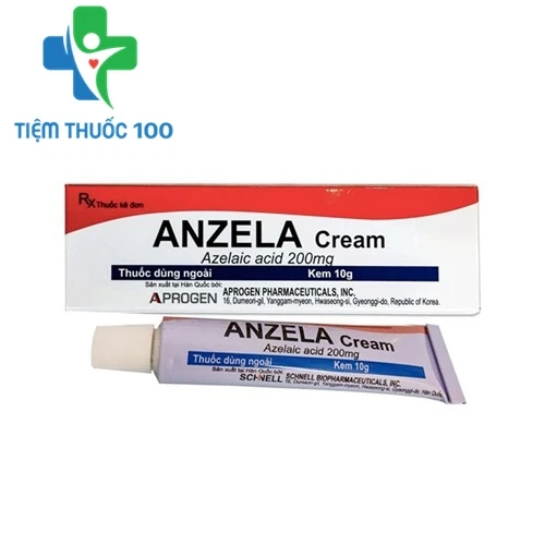 Anzela Cream 10g - Thuốc điều trị bệnh da liễu của Hàn Quốc