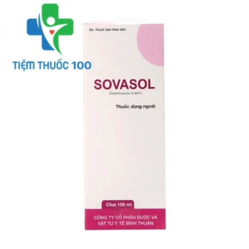 Sovasol 100ml - Thuốc điều trị các bệnh lý ngoài da hiệu quả