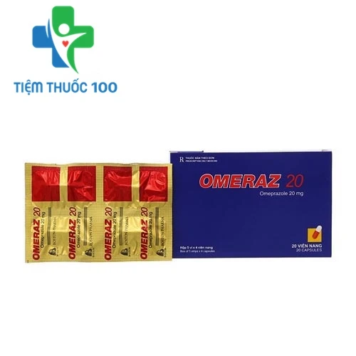Omeraz 20mg - Thuốc điều trị viêm loét dạ dày, tá tràng hiệu quả của Boston
