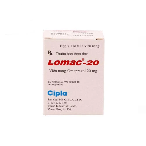 Lomac 20 - Thuốc điều trị viêm loét dạ dày, tá tràng của Ấn Độ