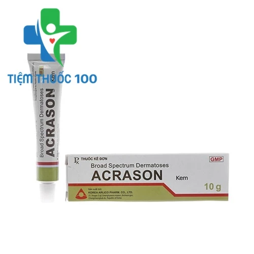 Acrason Cream 10g - Thuốc điều trị viêm da, nấm da của Hàn Quốc