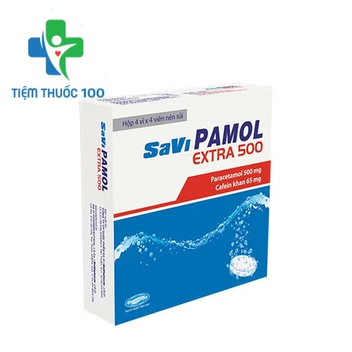 Savi Pamol Extra 500 - Thuốc giảm đau, hạ sốt hiệu quả của Savi