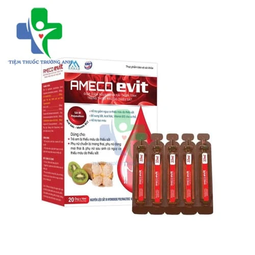 Ameco Evit Vgas - Bổ sung sắt, acid folic, vitamin B12