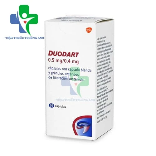 Duodart 0,5mg/0,4mg Catalent - Thuốc điều trị phì đại lành tính tuyến ...