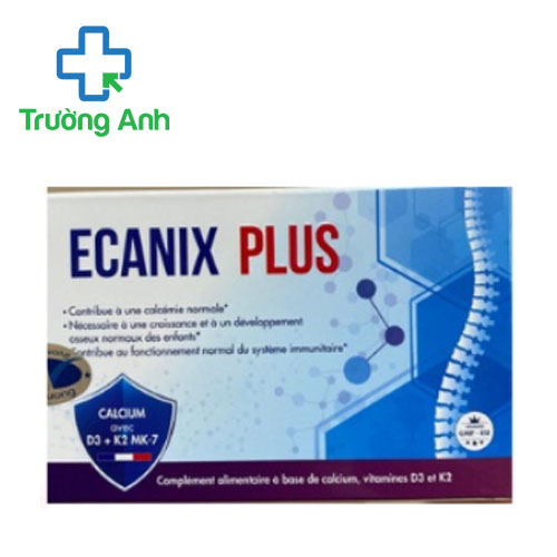 Ecanix Plus - Bổ sung canxi, vitamin K2 và D3