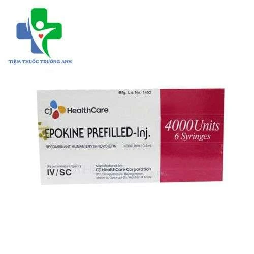 Epokine Prefilled injection 4000 IU/0,4 ml CJ Healthcare - Giúp điều ...