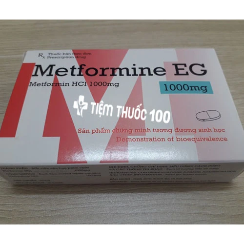 Metformine EG 1000mg - Thuốc điều trị đái tháo đường hiệu quả của