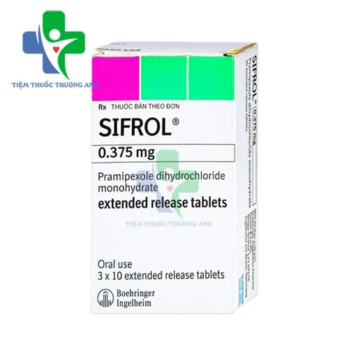Sifrol 0.375mg Boehringer Ingelheim - Thuốc điều trị các triệu chứng và ...