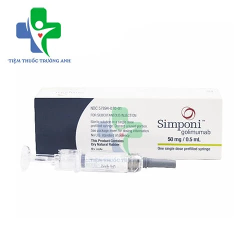 Simponi 50mg/0,5ml - Thuốc điều trị viêm khớp