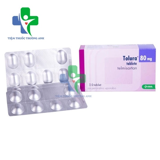 Tolura 80mg Krka - Thuốc điều trị tăng huyết áp vô căn