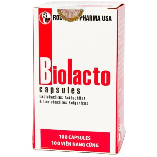 Viên Uống Tăng Cường Tiêu Hóa Biolacto Robinson Pharma Usa 100 Viên