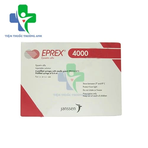 Eprex 4000UI Cilag - Thuốc điều trị thiếu máu
